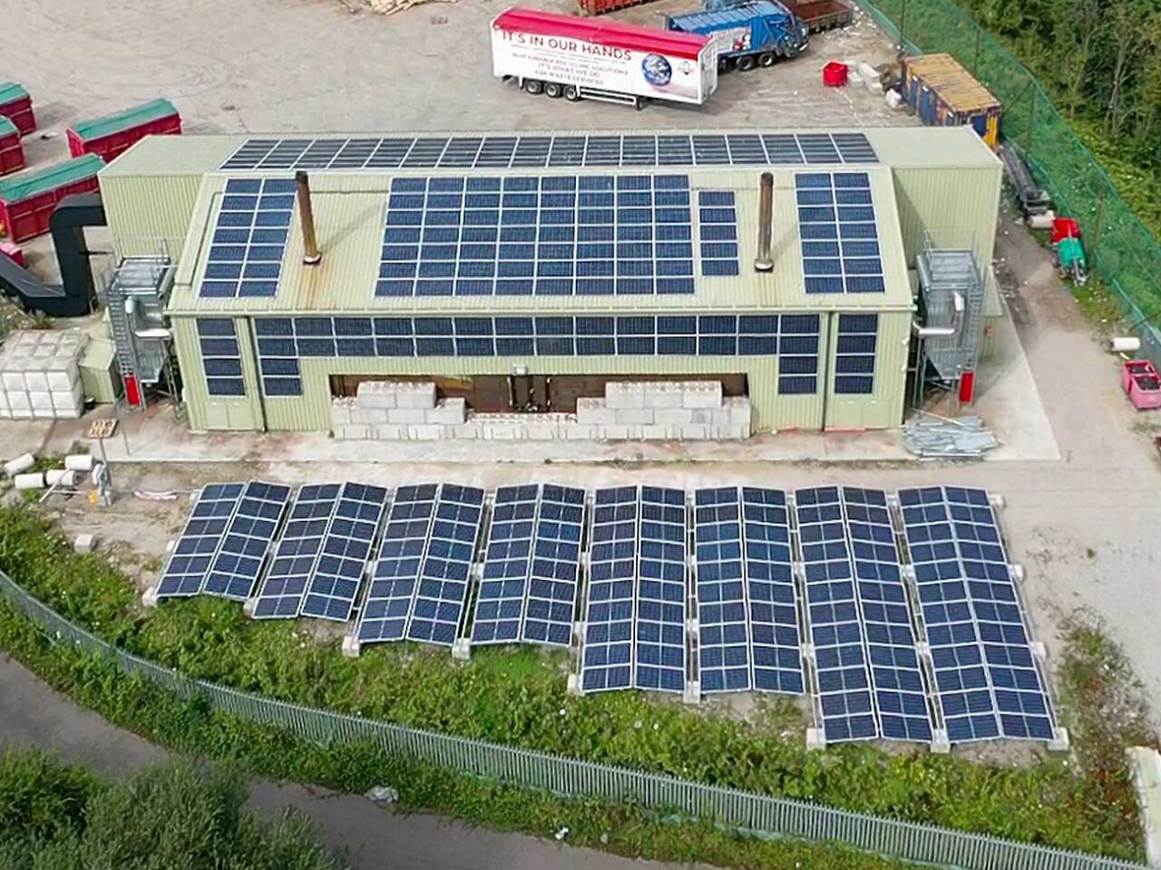 Ash Waste Services | Case study | Solar PV Battery Systems